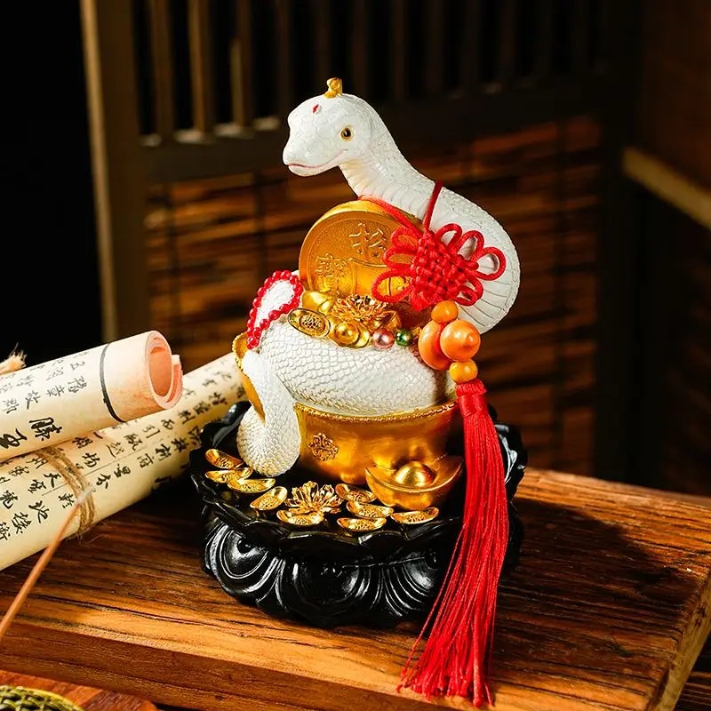 Jual Feng Shuifortune Spirit Snake White Snake Python Buddha Hall Idol Decoration | Shopee Indonesia