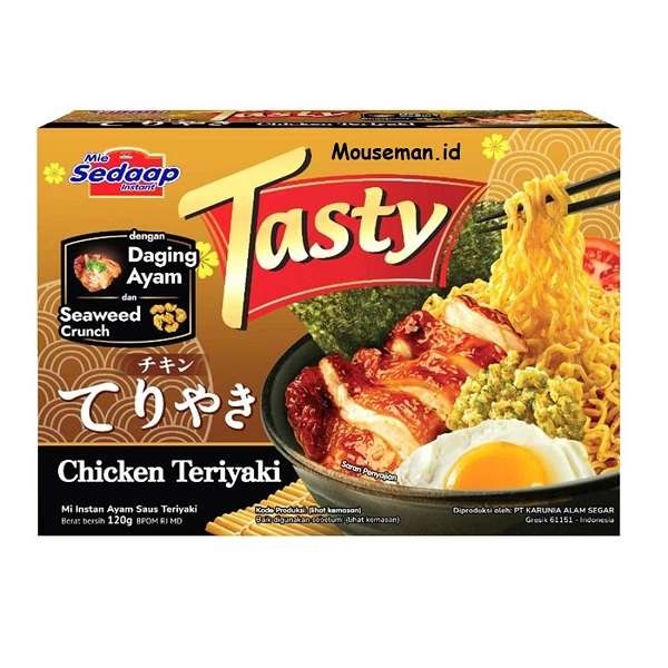 Jual SEDAAP MIE TASTY CHICKEN TERIYAKI 120 GR | Shopee Indonesia