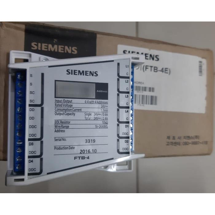 Jual Promo Siemens Ftb-4 Ftb-4E Module Fire Alarm | Shopee Indonesia