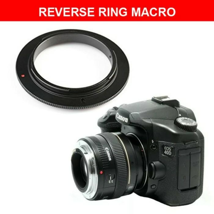 Jual Reverse Ring Macro Adapter Canon 52 Atau Diameter 52Mm | Shopee Indonesia