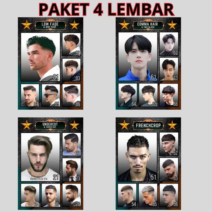 Jual PREMIUM Desain baru Poster barbersop / poster pangkas rambut ...