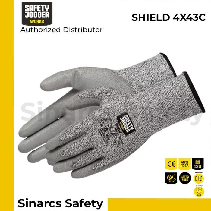 Jual Product Laris Shield 4X43C Sarung Tangan Safety Jogger | Shopee ...