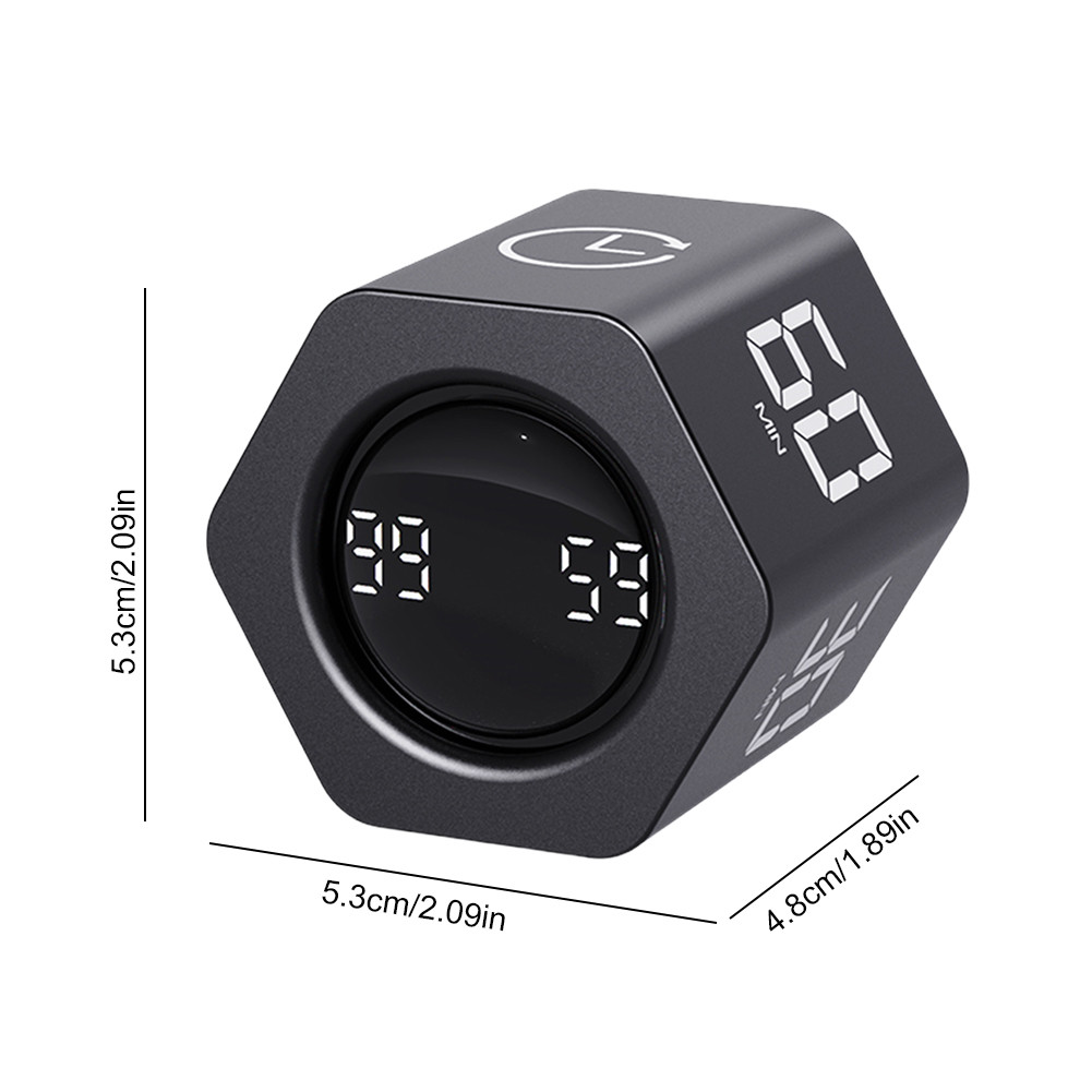 Jual Productivity Cube Timer with Gravity Sensor Flipping Rotating ...