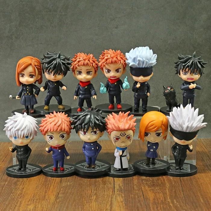 Jual ASLI Figure Jujutsu Kaisen Set 6 Gojo Itadori Megumi Satoru ...
