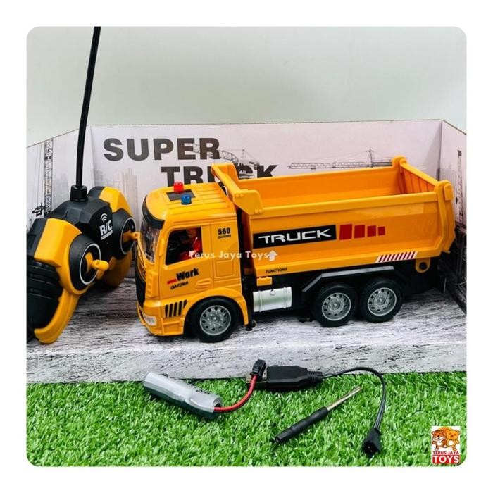 Jual Baru Mainan Mobil Remot Truk Sampah Dump Truck Rc | Shopee Indonesia