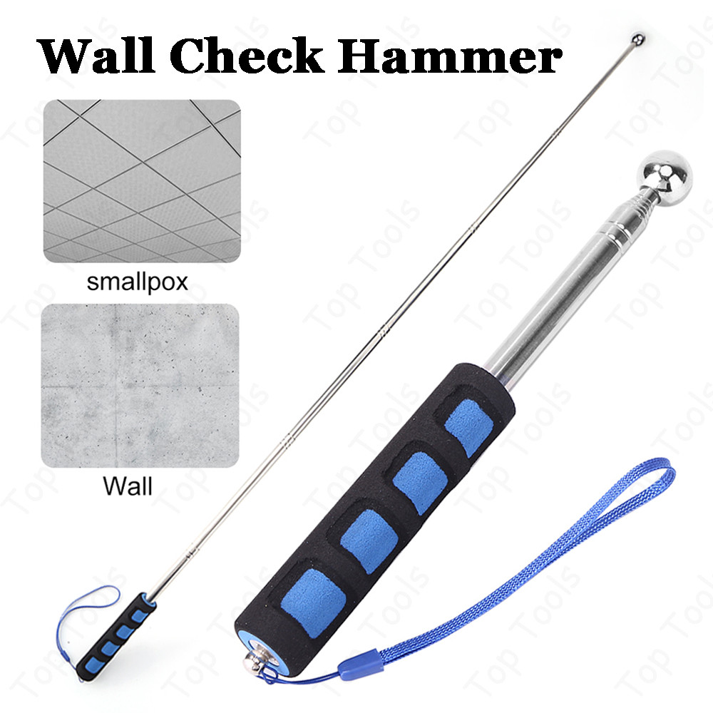 Jual Telescopic Wall Check Hammer Adjustable Hammer Walls Floor Ceiling ...