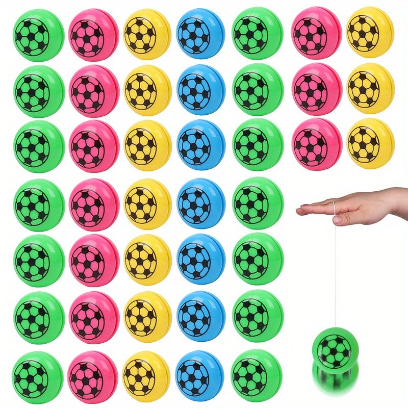 Jual 10-30Pcs Mini Football Yo-Yo Balls Plastic Bar Football Party ...