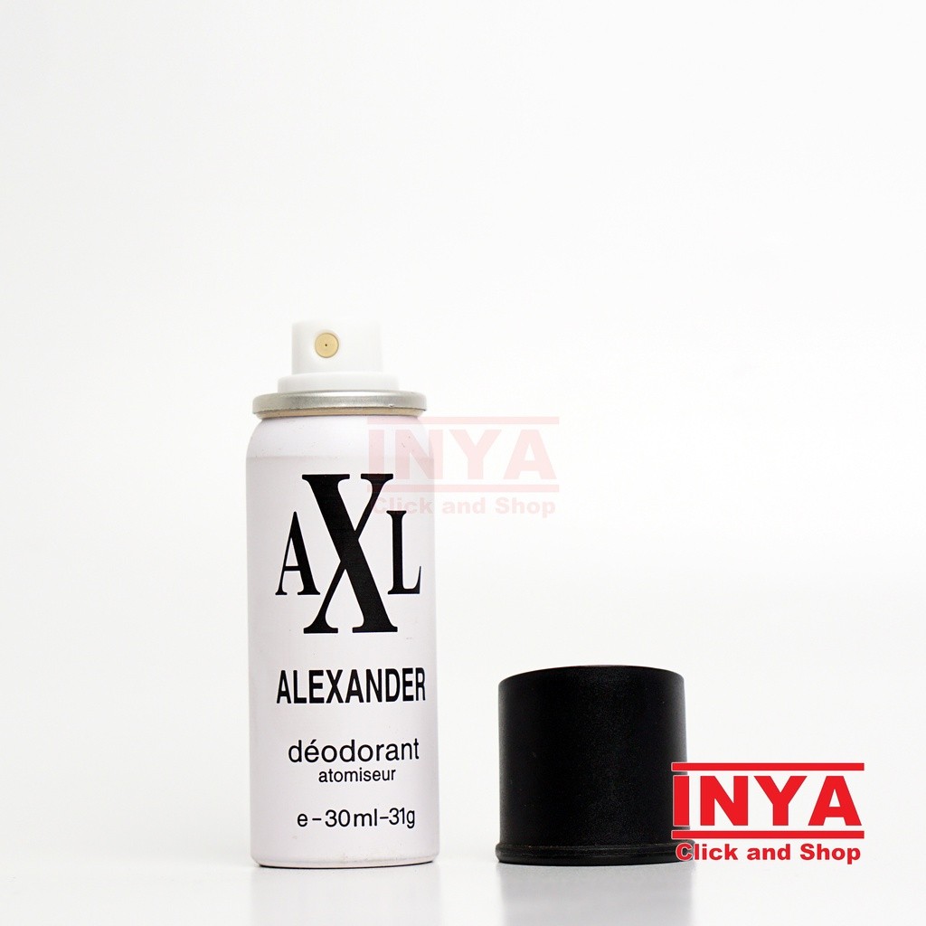 Jual ALEXANDER AXL WHITE DEODORANT PARFUME SPRAY 30ml - PUTIH | Shopee ...