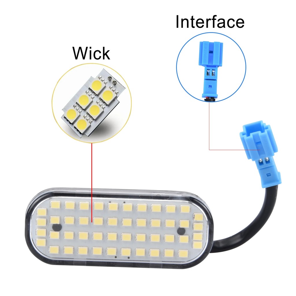 Jual Car 48 Led Lights Interior Luggage Trunk Boot Lighting Lamp For ...