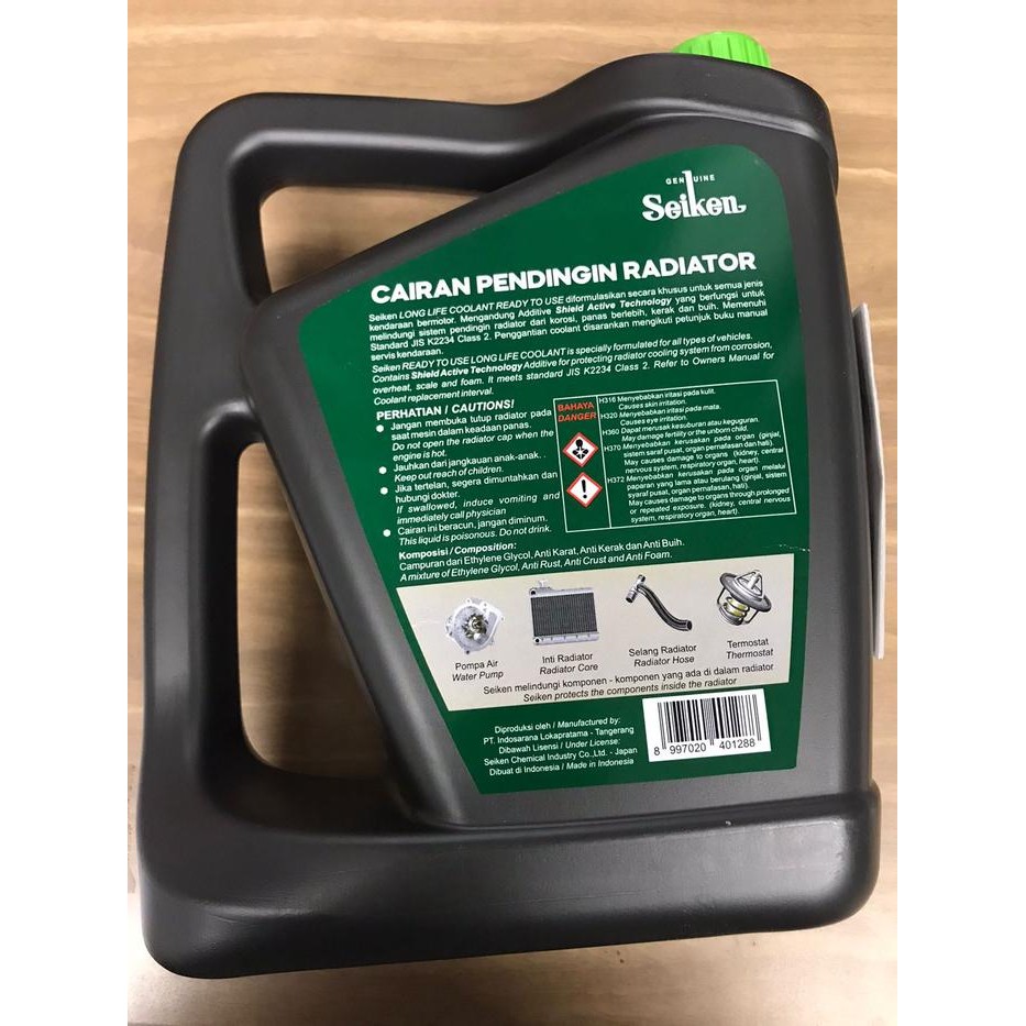 Jual Air Radiator Seiken 50 % seiken Green / Clear 4LT -70106 | Shopee ...