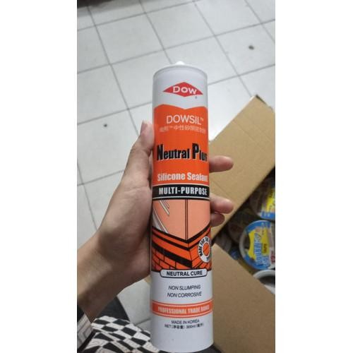 Jual Lem kaca sealant botol silicone silen DOWSILL DOWS NEUTRAL PLUS ...