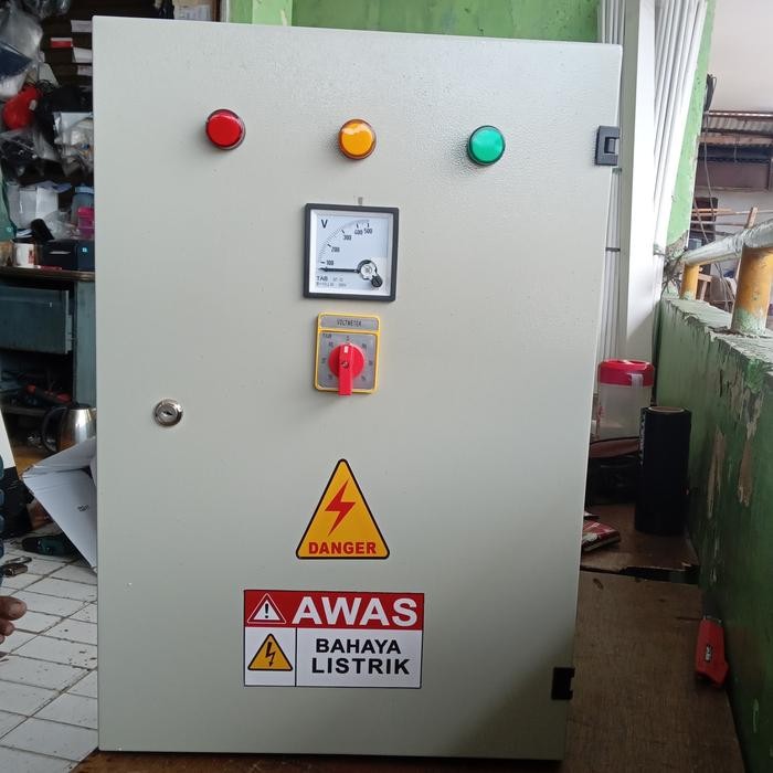 Jual panel listrik 3 phase plus timer/ BOX 40X60 | Shopee Indonesia
