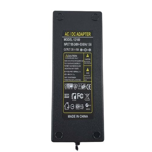 Jual Adaptor 12v 10a Adapter DC Switching 12 Volt 10 Ampere Free Kabel ...