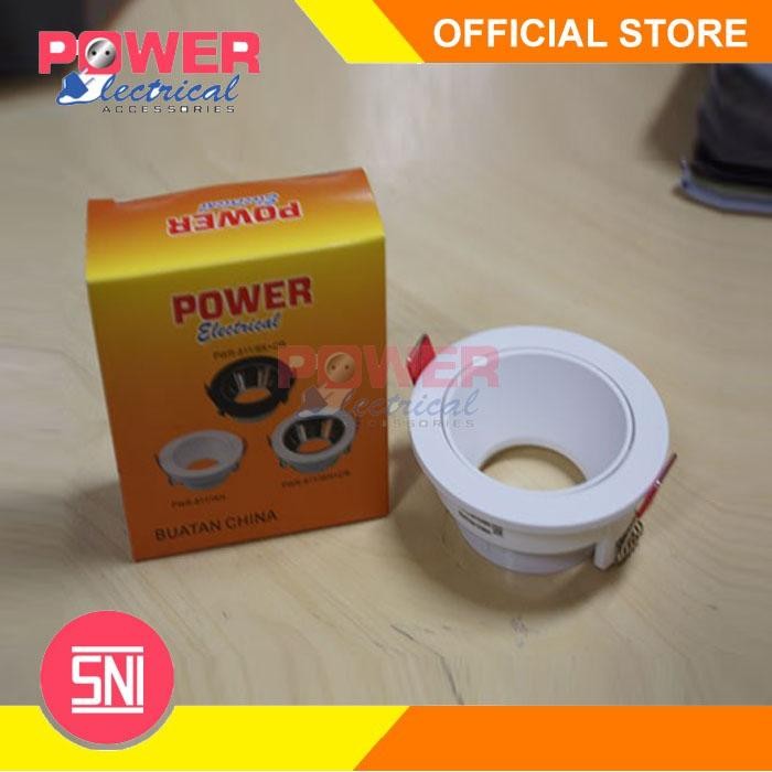 Jual POWER Lampu Plafon Downlight Kap Lampu Plafon Fitting Mr16 Model Inbow - Type PWR-811 ...