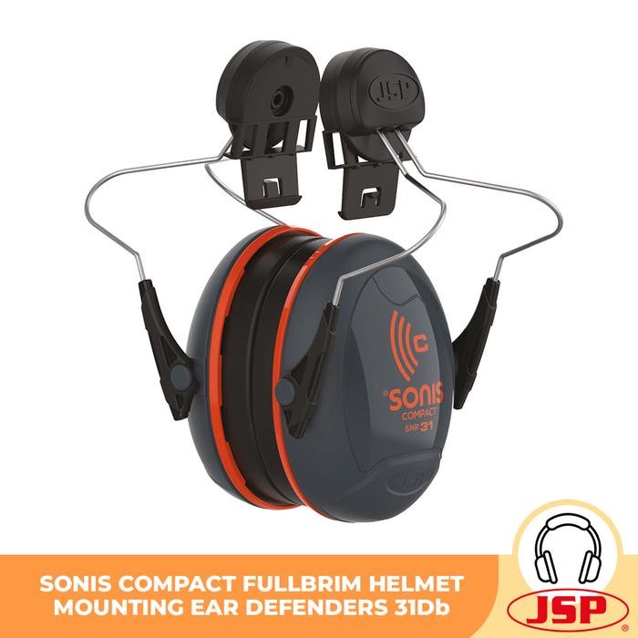 Jual Earmuff Jsp Untuk Helm Fullbrim Jsp Sonis Compact Mounted Snr 31Db ...