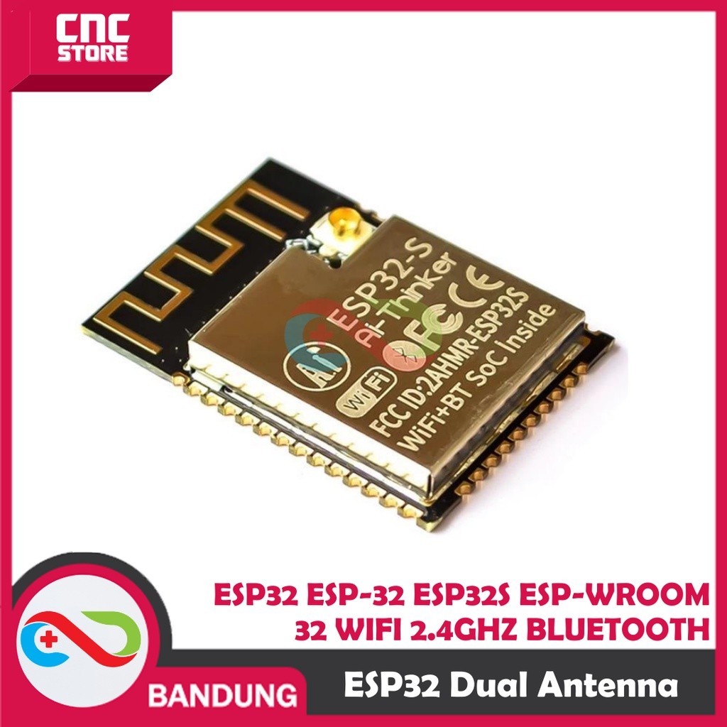 Jual ESP32 ESP-32 ESP32S ESP-WROOM-32 WIFI 2.4GHZ BLUETOOTH DUAL ...