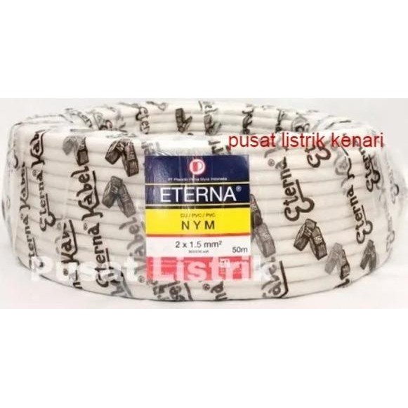 Jual Kabel Listrik Eterna Nym 2X1,5Mm 50M | Shopee Indonesia
