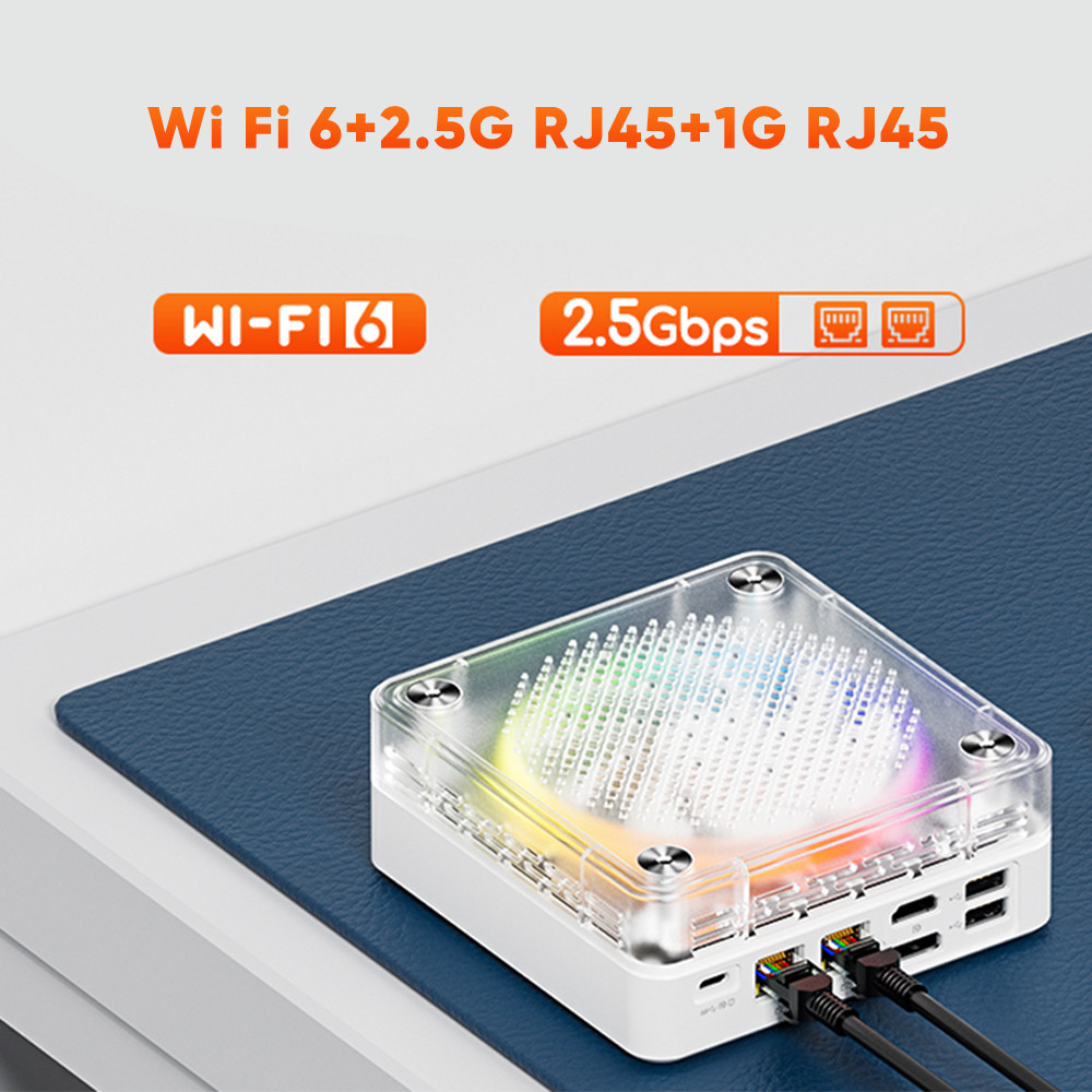 Jual Ice Soul Series Mini PC Ryzen7 7840HS R9 690HX ES RGB Light DDR5 ...