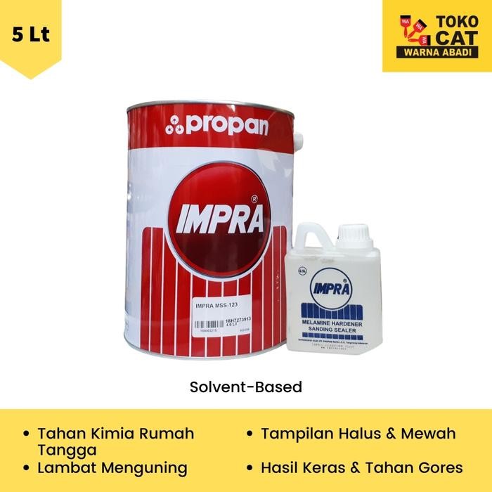 Jual PROPAN IMPRA MELAMINE SANDING SEALER MSS -123 5 LITER + HARDENER ...