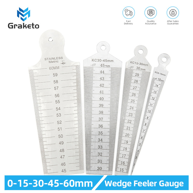 Jual Wedge Feeler Gauge Taper Gauge Conical Gaugs For Measurement Valve ...