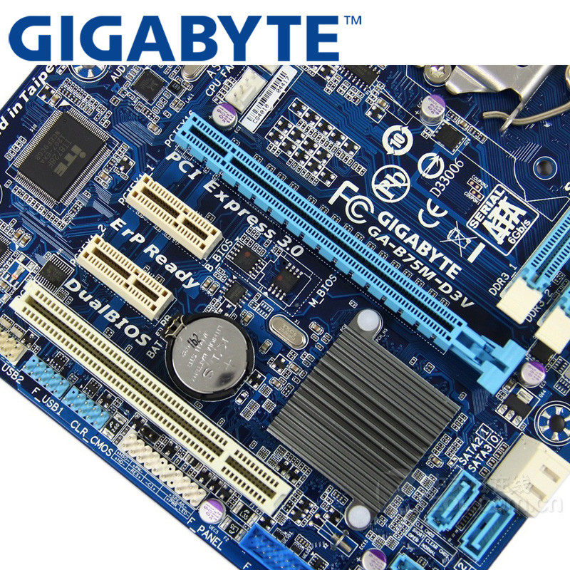 Jual GIGABYTE GA-B75M-D3V Desktop Motherboard B75 Socket LGA 1155 i3 i5 ...