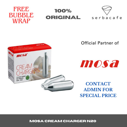 Jual Mosa Cream Charger N20 Universal 8g TUV Certified | Shopee Indonesia