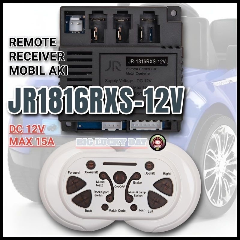 Jual REMOTE RECEIVER MOBIL AKI JR-1816RXS-12V REMOTE CONTROL KUPU-KUPU ...