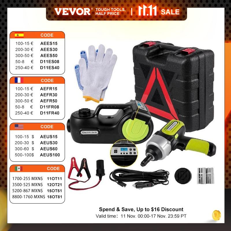 Jual VEVOR 4-In-1 Jack Mobil Listrik 12V 5 Ton Jack Hidrolik Portabel ...