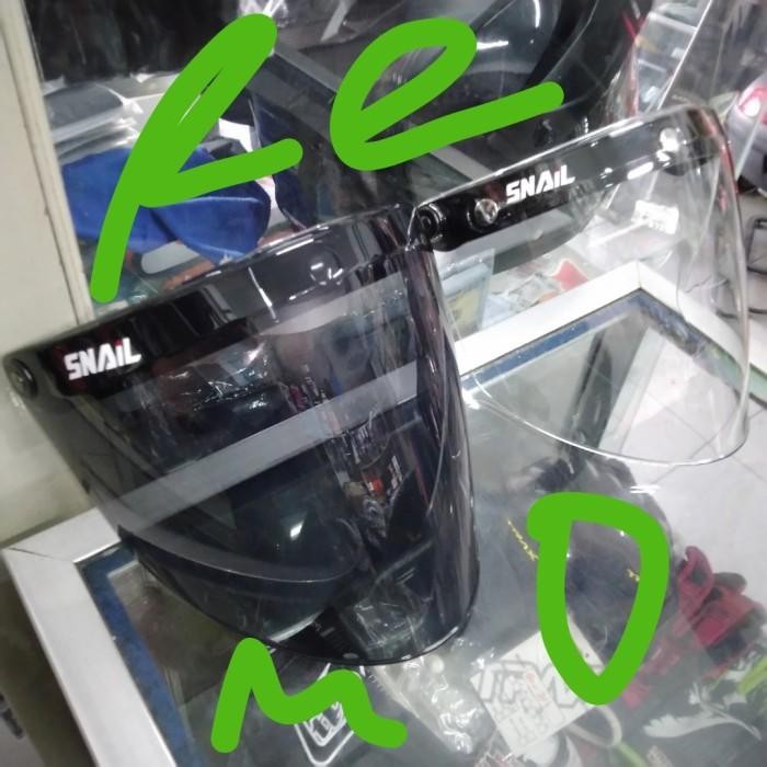 Jual Visor Snail Original Kaca Helm Kancing 3 385 380 retro cafe motor ...