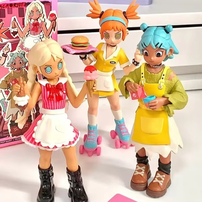 Jual New Genuine Peach Riot Rush Hour Series Blind Box Action Figures ...