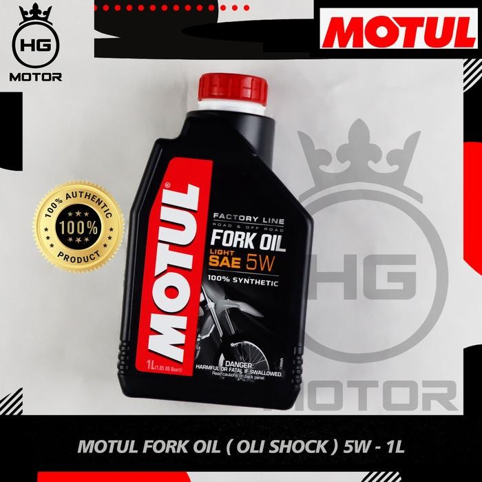 Jual PREMIUM MOTUL FORK OIL LIGHT 5WT 1L OLI SHOCK FULL SYNTHETIC 100% ORIGINAL | Shopee Indonesia