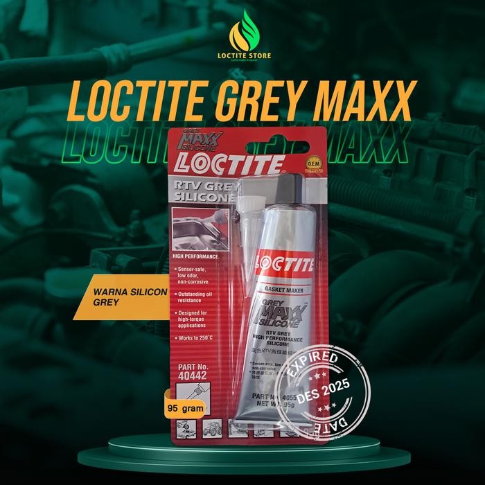 Jual Ready- Lem Silicone Rtv Tahan Panas Tinggi Loctite Grey Maxx 95 ...