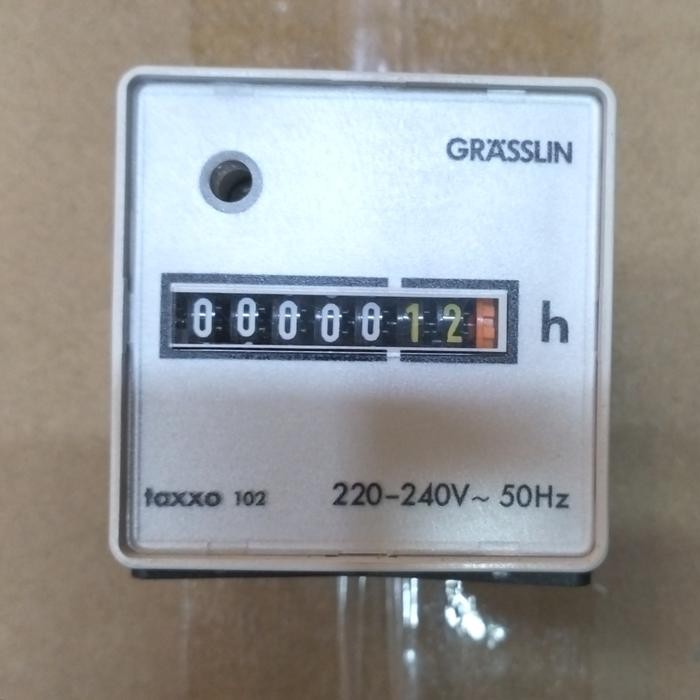 Jual Grasslin, Hour Counter 220/240V, 50Hz, Taxxo 102 | Shopee Indonesia