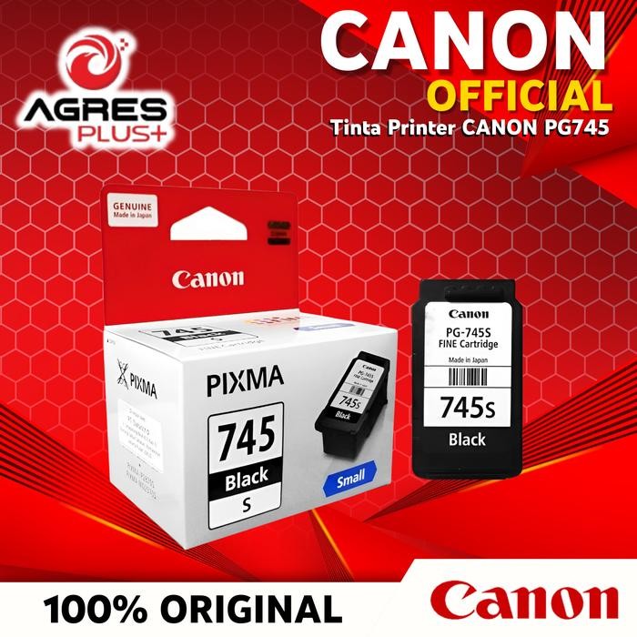 Jual Tinta Printer CANON PG745 PG-745 PG 745 Black Hitam Small Original ...