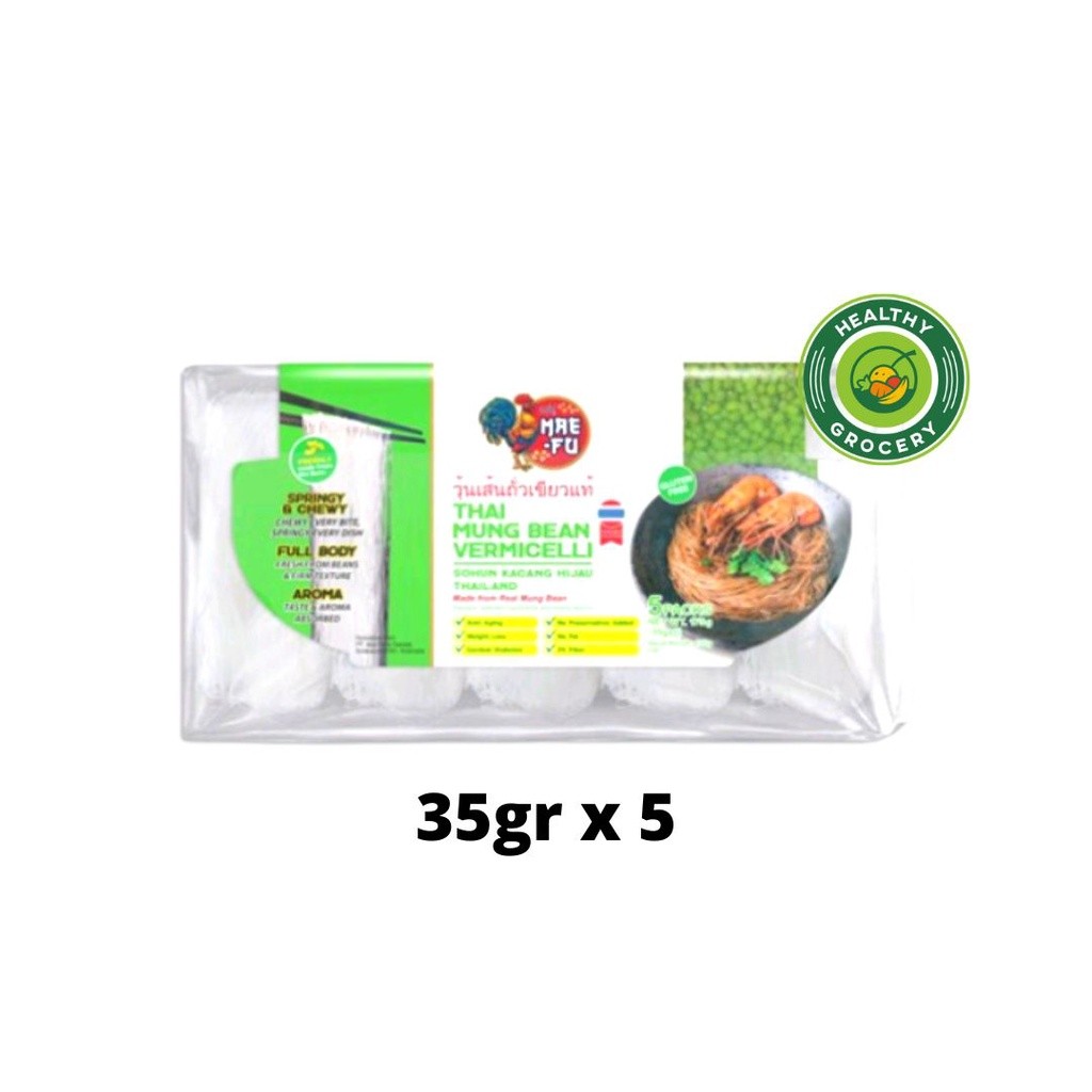 Jual Terlaris! Mae Fu Thai Mung Bean Vermicelli 175gr / Sohun Kacang ...