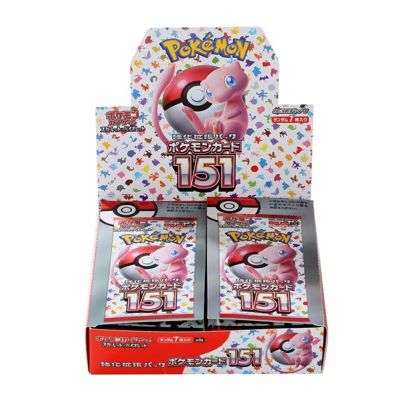 Jual 140Pcs/Box Anime Pokemon Japanese Version 151 Classics Expansion ...