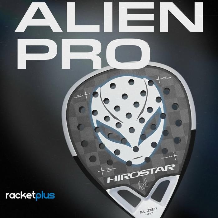 Jual Hirostar Alien Pro 2025 Padel Racket - 24K Carbon - Tolito Aguirre ...