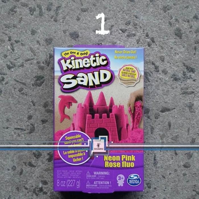 Jual KINETIC SAND BOX PACK 227GR / MOTION SQUISHY PASIR AJAIB SPIN ...