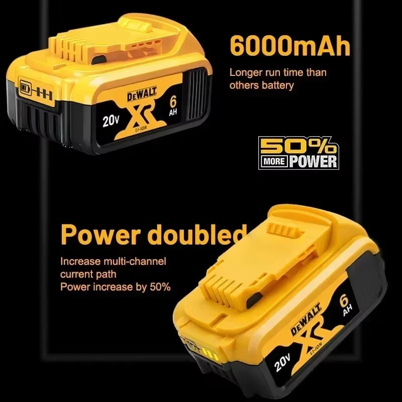 Jual DEWALT-batera de litio recargable, paquete Original de 20V, 6.0AH ...