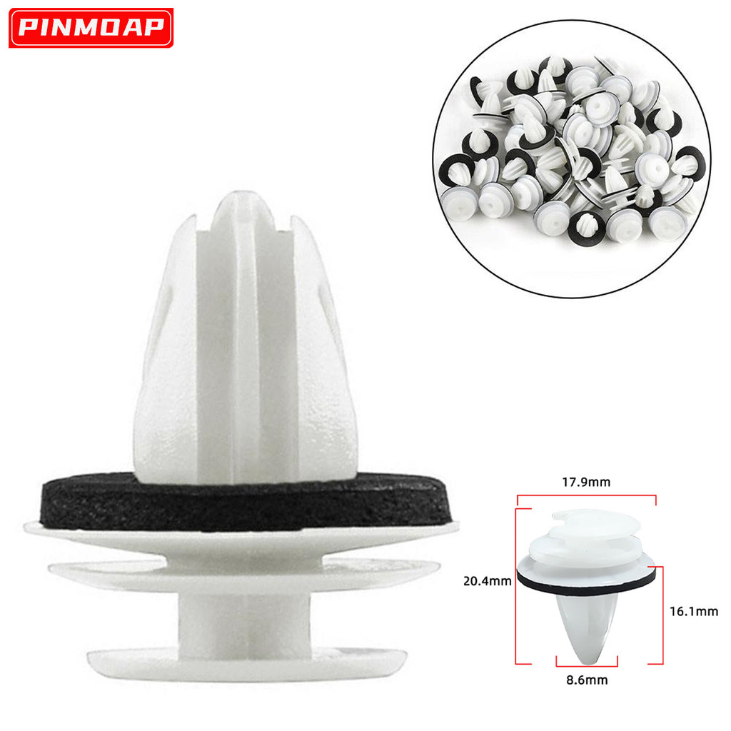 Jual IMPORT Plastic Car Door Panel Fastener Clips Fastener Rivet Bumper ...