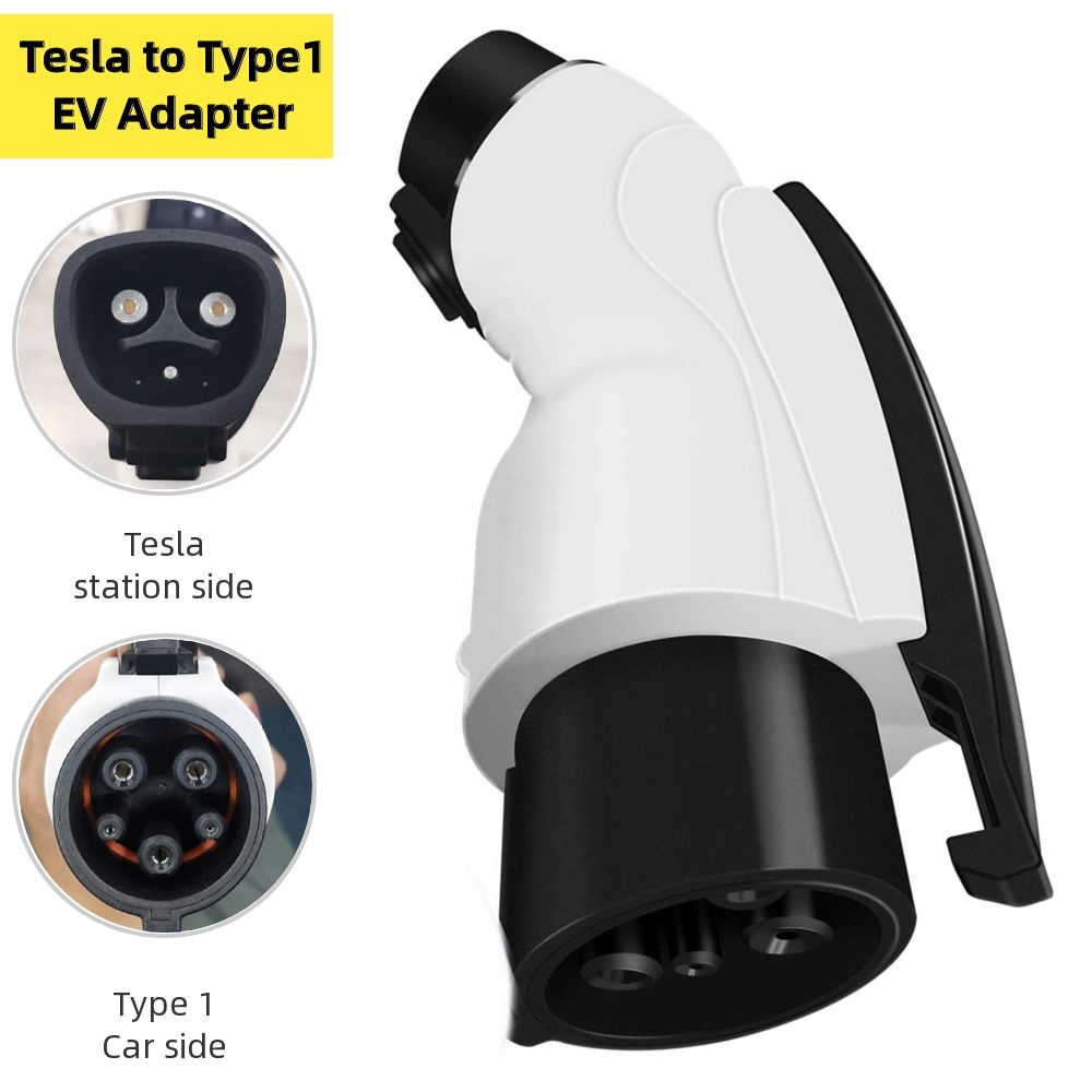 Jual NWK TESLA to Type1 SAE J1772 Electric Vehicle Car Accessories EV ...