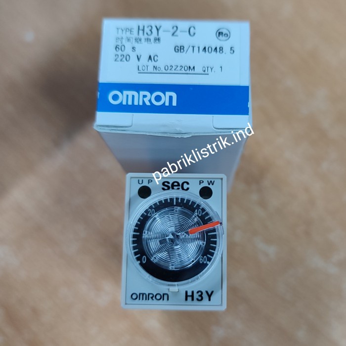 Jual Timer Relay H3Y - 2 C 220V AC 60s 60 detik H3Y 2 Omron Original | Shopee Indonesia