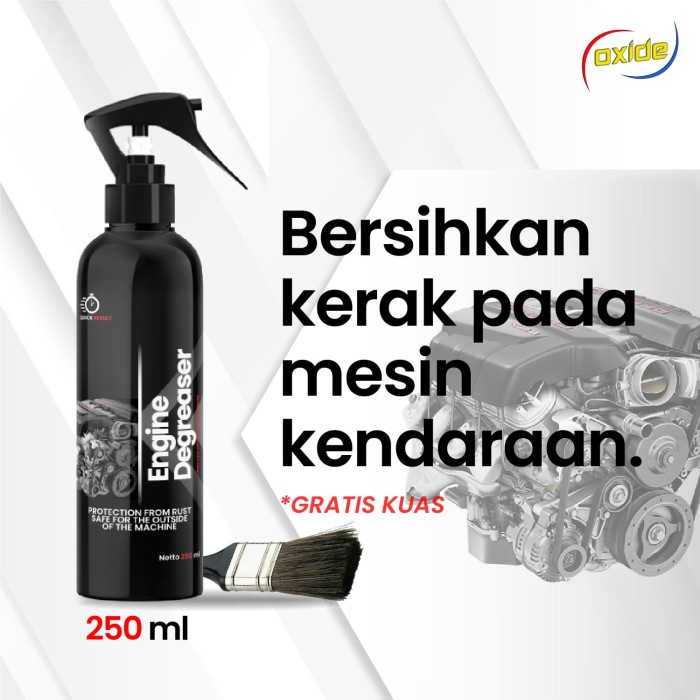 Jual Oxide Engine Degreaser/Pembersih Mesin Motor Dan Mobil 250 Ml | Shopee Indonesia