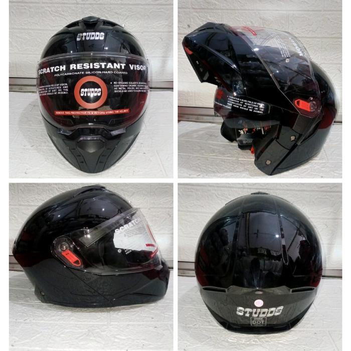 Jual Helm Studds Modular Solid Original Helm Full Face | Shopee Indonesia
