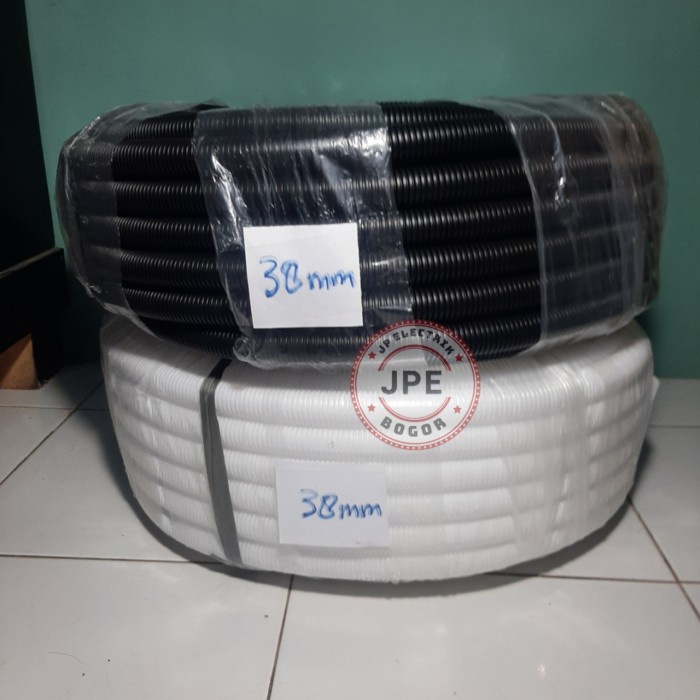 Jual Flexible Conduit PVC 38mm/Selang Flexible 1 1/2"Inch/Spiral Kabel ...