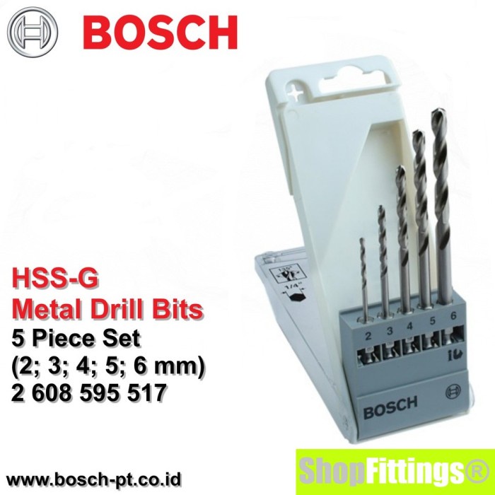 Jual BOSCH Mata Bor Besi Kayu Hex " Hexagon Shank Metal Drill Impact ...