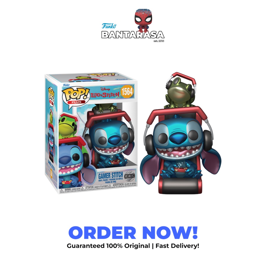 Jual Funko Pop! Lilo & Stitch - Gamer Stitch Metallic Pop! Vinyl Figure ...