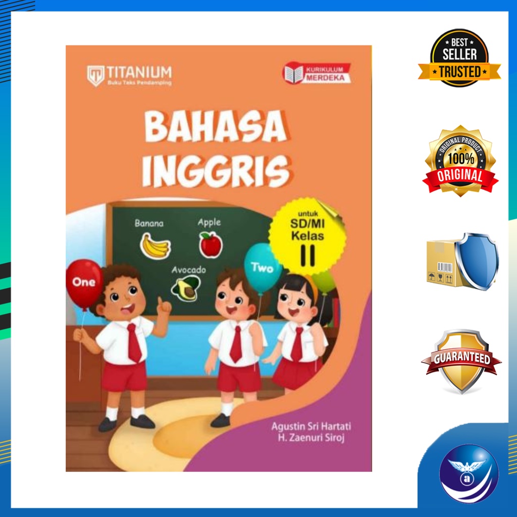 Jual TITANIUM: Buku Teks Pendamping Kurikulum Merdeka Bahasa Inggris untuk SD/MI Kelas II ...