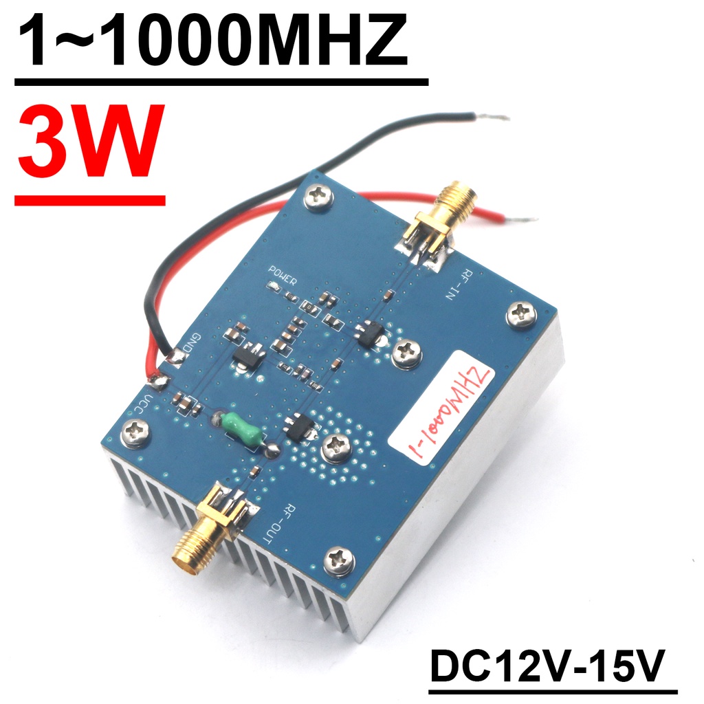 Jual MDA 1~1000Mhz 3W RF POWER Amplifier Transmitter Signal Ham Radio ...