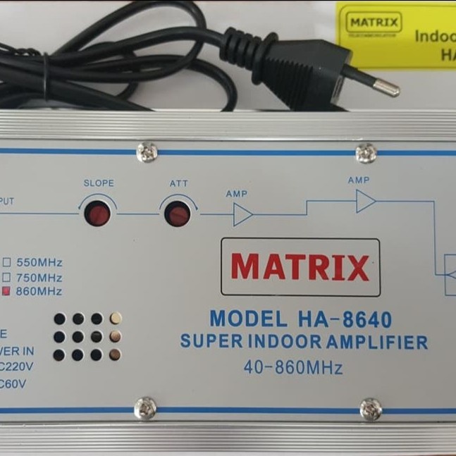 Jual RF Booster Amplifier HA8640 Matrix Indoor | Shopee Indonesia